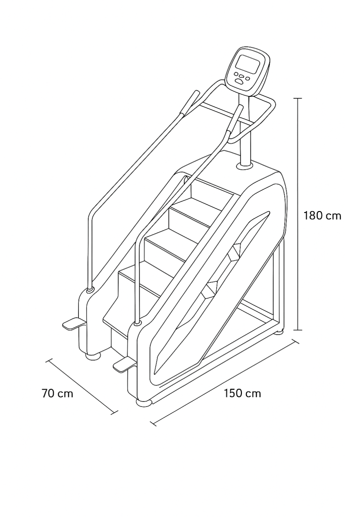 Escaladora Industrial Máquina Profesional Para Subida Continua Con